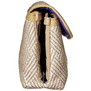 Stephanie Johnson Katie Folding Cosmetic Bag, Hamptons White