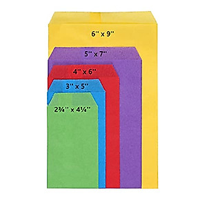 Baby Pink Flat Greaseproof Paper Cookie Bags 4x6 for Bakery Treat Candies Dessert Chocolate Soap Gifts Wedding Invitation Party Favor, Pack of 100 by Quotidian (4'' x 6'')