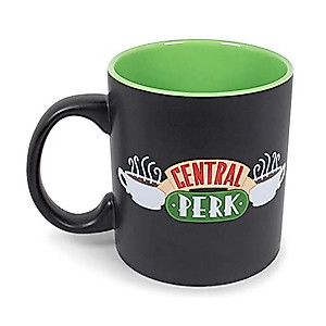 Silver Buffalo Friends Central Perk Doodle Logo Ceramic Mug | Holds 20 Ounces