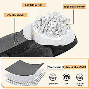 FINDEN Custom Bench Cushion, Patio Bench Cushion Indoor,Outdoor Cushions for Patio Furniture Chair Cushion Bench Pad,Bench Seat Cushion,Porch Swing Cushions Bay Window Sofa Garden Cushion