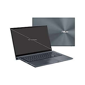 ASUS 2023 Zenbook Pro 15 OLED FHD Touchscreen PC 8-Core AMD Ryzen 9 5900HX NVIDIA GeForce RTX 3050 Ti 4GB GDDR6 16GB DDR4 1TB NVMe SSD WiFi AC USB-C HDMI2.0 Backlit Keyboard Windows 11 Pro w/RE USB
