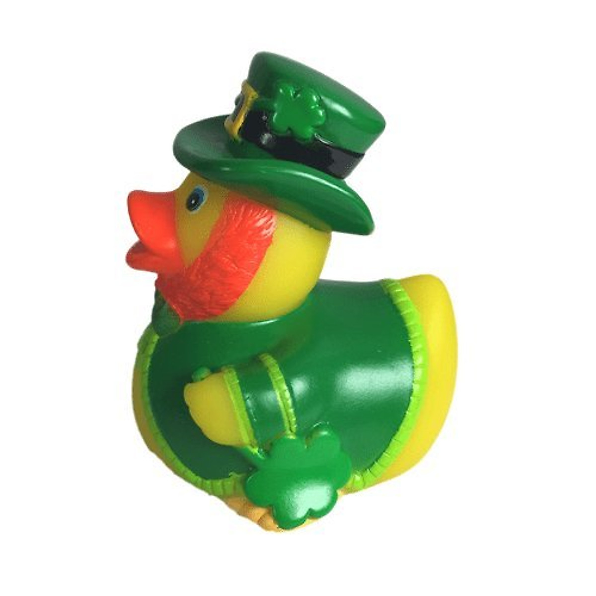 DUCKY CITY 3" Leprechaun Rubber Duck [Floats Upright] - Baby Safe Bathtub Bathing Toy