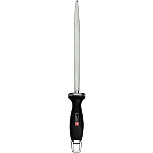 ZWILLING Accessories Sharpening Steel, 10-inch, Black/Stainless Steel