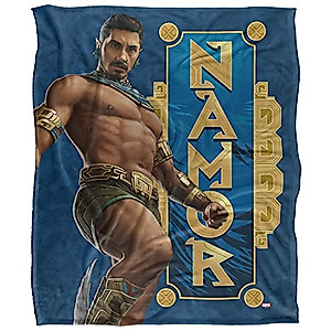 Black Panther Wakanda Forever Blanket, 50"x60" Namor Silky Touch Super Soft Throw Blanket