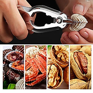 Crab Crackers, Donuts NutCracker Walnut Cracker Heavy Duty Shell Cracker Seafood Pecan Walnut Opener Tool for Home Kitchen Party Tools