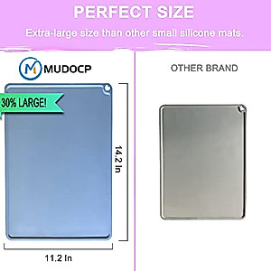 Silicone Placemats for Kids Baby Toddler, Non-Slip Portable Placemats for Dining Table, Heat Resistant, Washable, 3 Pack Baby Food Eating Placemats