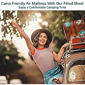 Bedecor Queen Fitted Sheet Only,21 inch Extra Deep Pocket White Bottom Bed Sheet, Soft Breathable,Stay in Place,for Pillow Top Mattress Thick Mattress