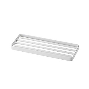 Yamazaki Home Tower bathroom trays, One Size, White