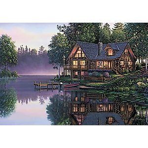 Paint by Number for Adults: Beginner to Advanced Number Painting Kit - Fun DIY Adult Arts and Crafts Projects - Kits Include - (Cabin Fever, 16" x 20" Unframed)