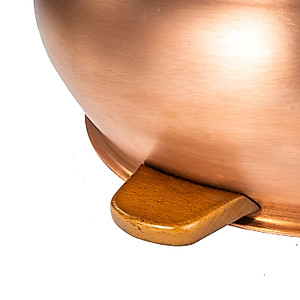 ZhenSanHuan Chinese Traditional old fashioned Copper Hot Pot (6L, double flavor)