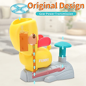 KUTHSIC Indoor Outdoor Toys for Kids,Outside Launch Flying Saucer with 8 flying Saucers 2 Net Pockets Sports Toys for 4 5 6 7 8 9 10 11 12 Year Old Boys Gift for Birthday Christmas New Year(Blue)