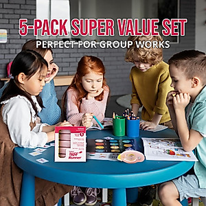 TapeRunner Double-Sided Adhesive Tape, 5/16 Inches by 315 Inches, Set of 5 Applicators