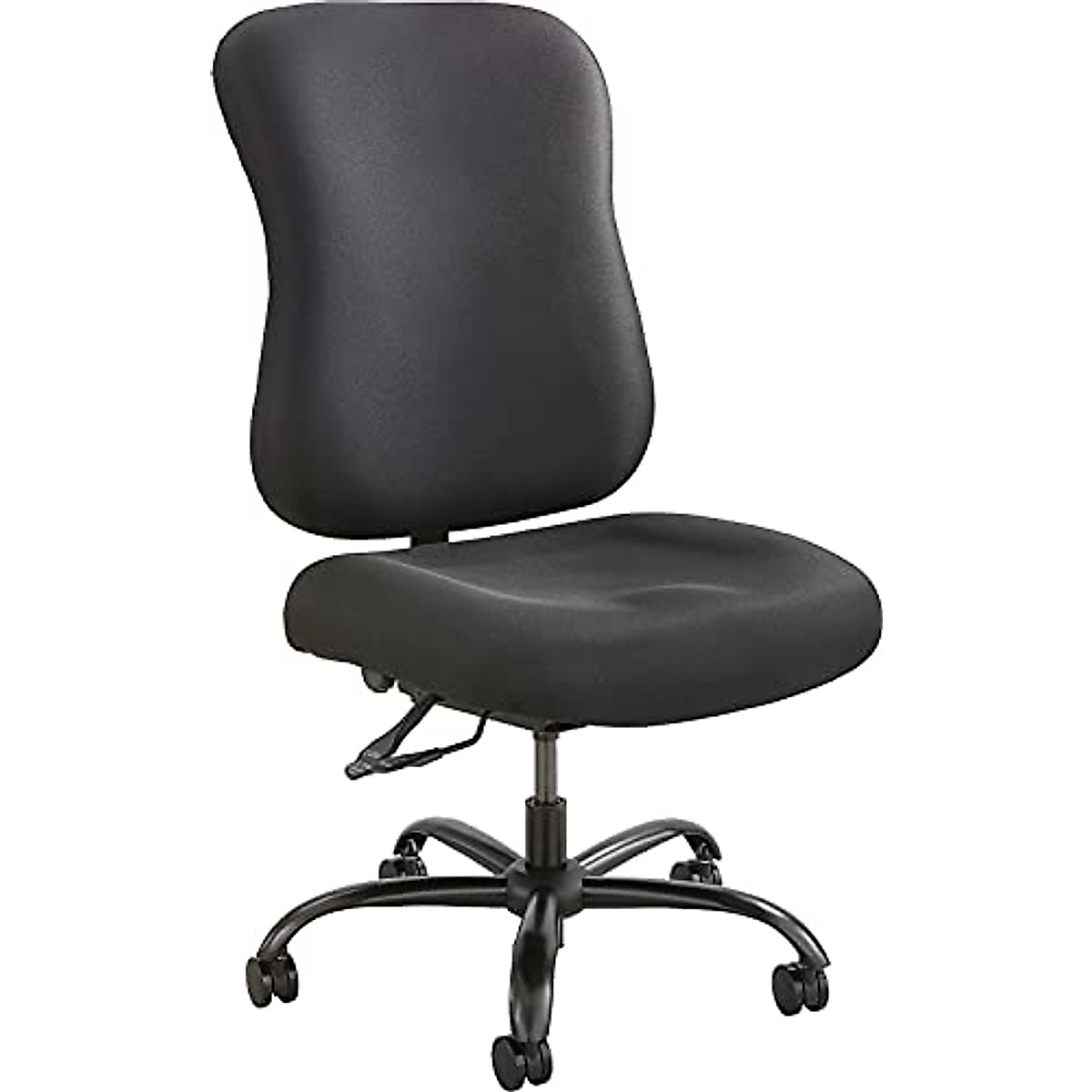Safco 3590Bl Optimus High Back Big & Tall Chair 400-Lb. Capacity Black Fabric