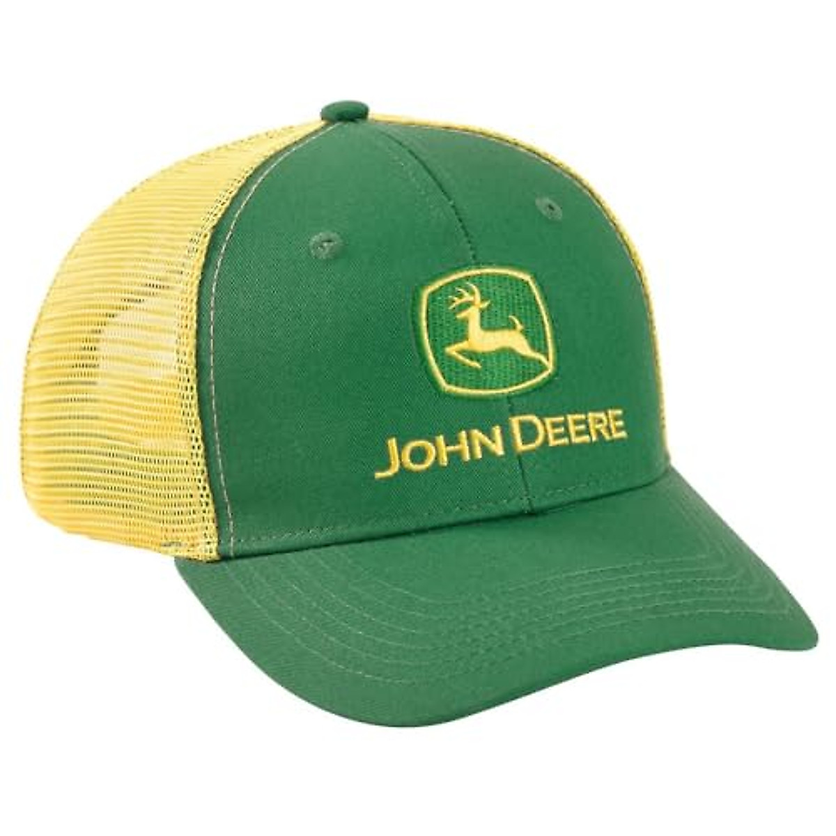 John Deere Men's Green/Yellow Mesh Cap/Hat - LP69229