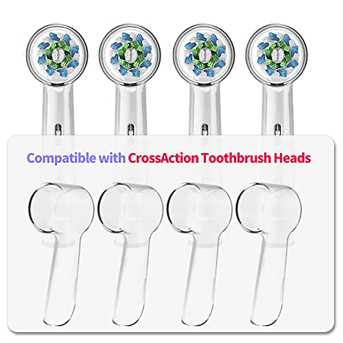 12Pcs Reusable Toothbrush Head Covers Compatible with Oral B Electric Toothbrush Heads for Better Healthy Brushing and Storage in Home and Travel