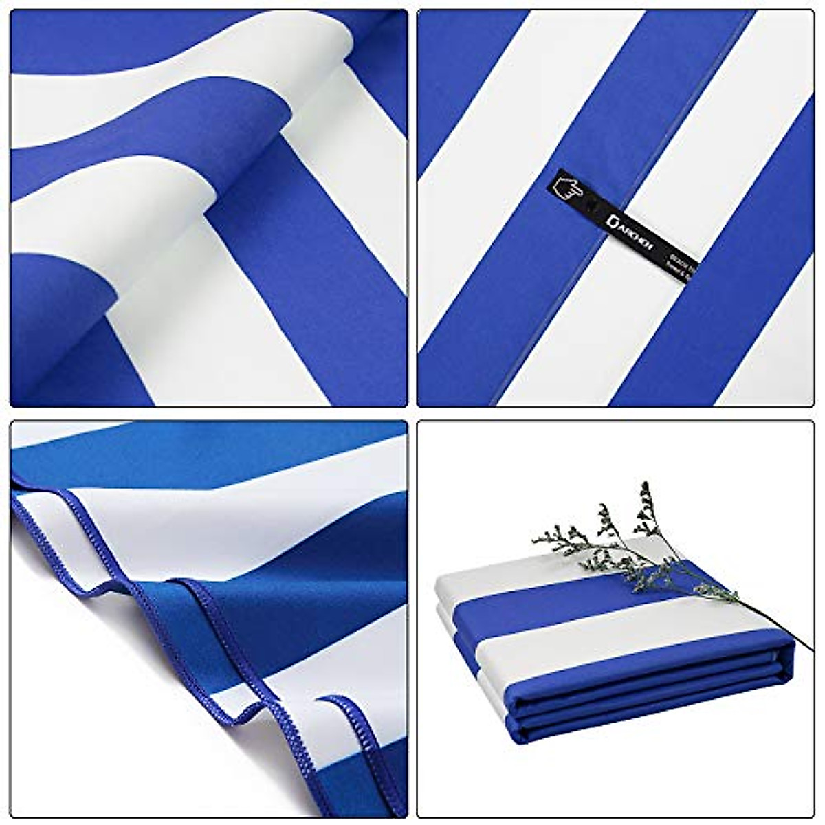 DARCHEN Microfiber Beach Towels Oversize Quick Dry Towel [1 or 4 Pack] - Travel Beach Towel for Swimming Pool, Sand Free Towel(Extra Large XL 70x35, Large 63x32) for Kids Adult, Compact Lightweight