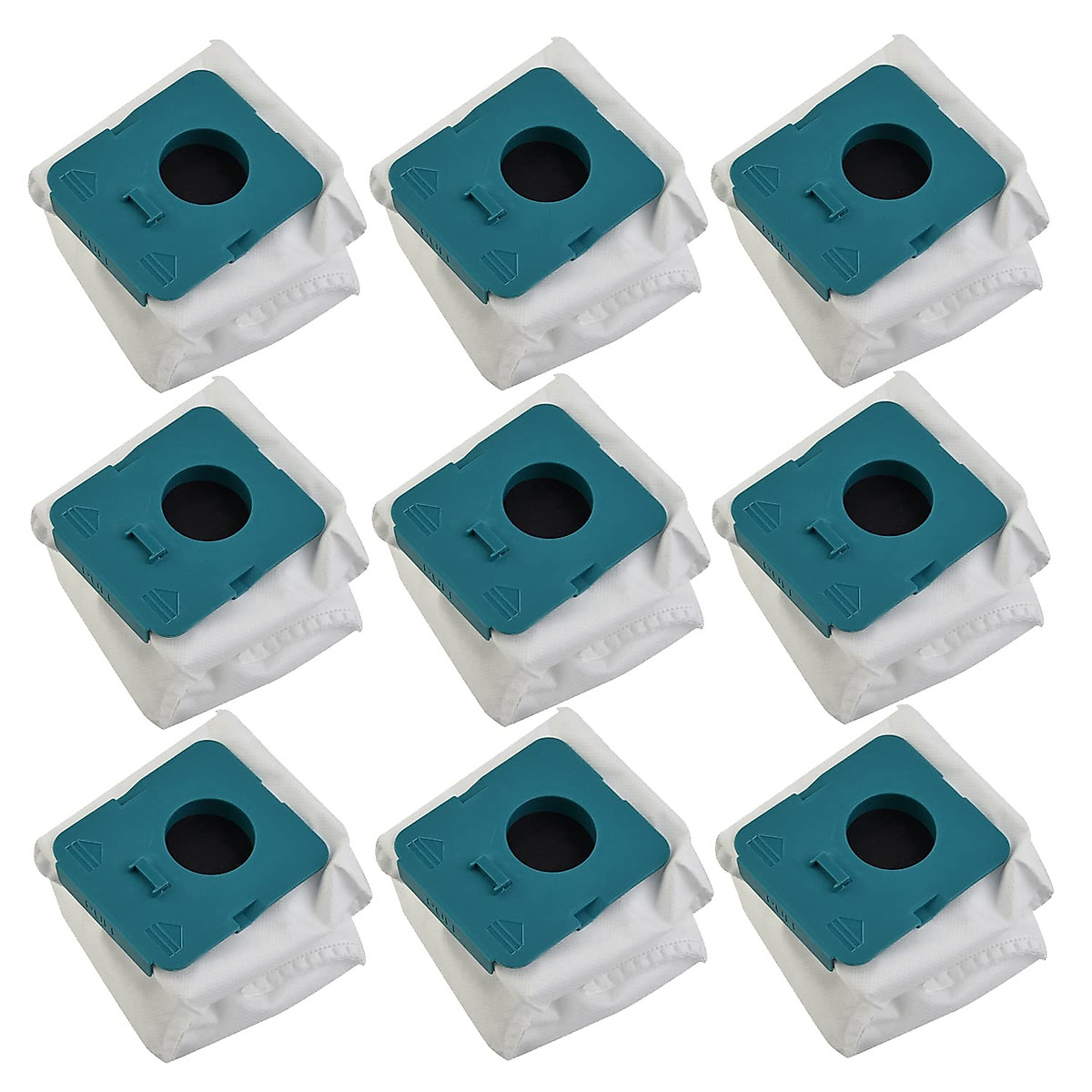 MengTiger 9 Pcs Replacement Clean Station Dust Bag Compatible with Samsung VCA-ADB95 Bespoke Jet Clean Station Vacuum Accessories Parts