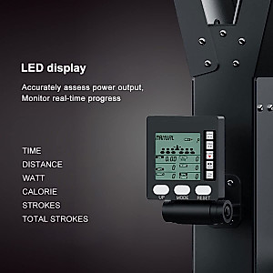 WOLFMATE Ski Exercise Machine Indoor Exercise Machine Ski Equipment Indoor Aerobic Wind Resistance Machine (MND-X005)