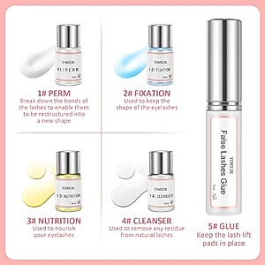 YIMEIR Lash Lift Kit Eyelash Perm Kit,Premium Home Lash Lifting Kit with Whole Tools,Lash Lifts,Lash Curling,Suitable for Salon(Upgraded Version)