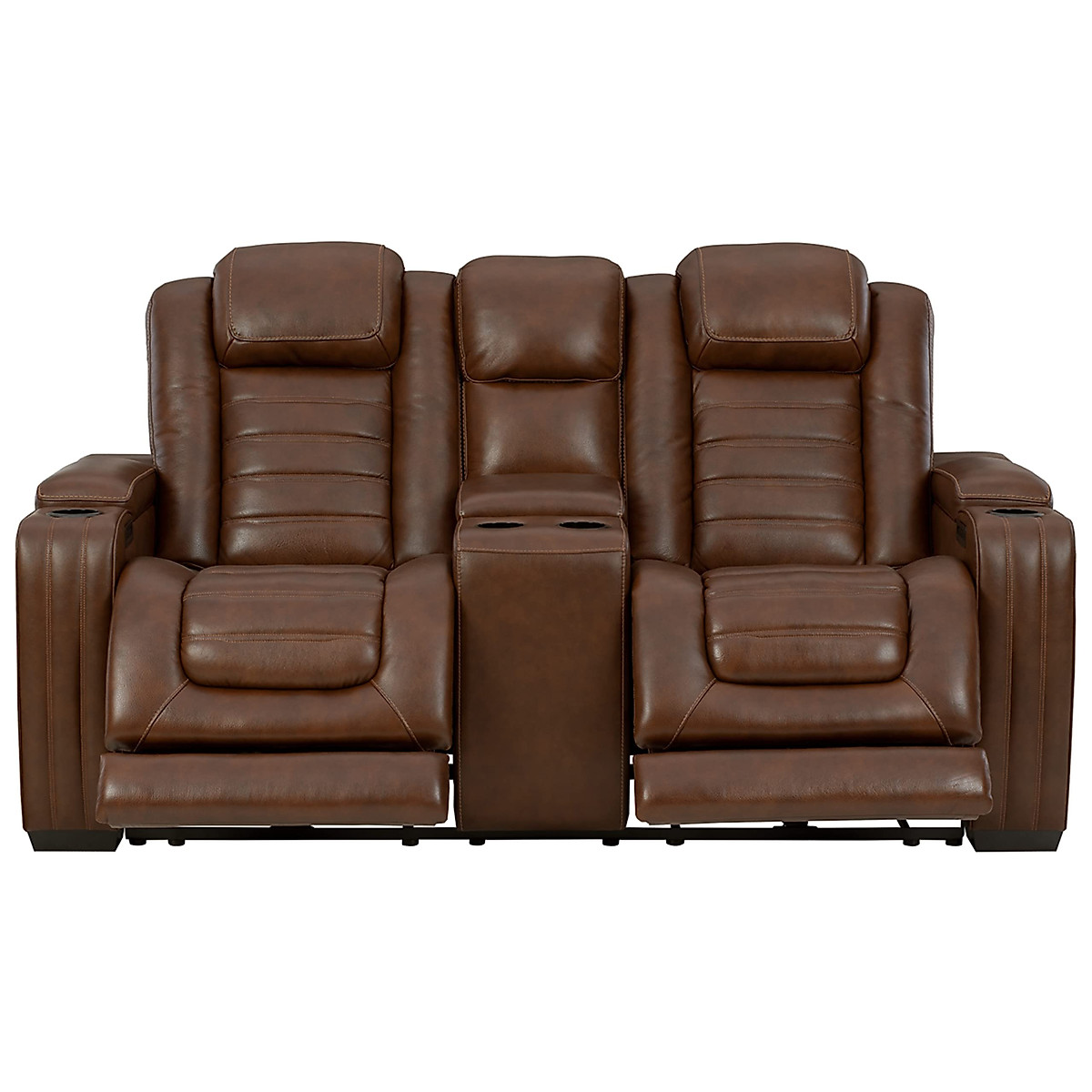 Signature Design by Ashley Backtrack Love Seats, Brown