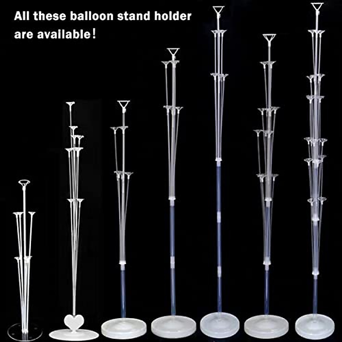Balloon Stand Base,4 Pack Reusable Weight Bearing Bag for Table Balloon Stand,2.8 Lb Max Each