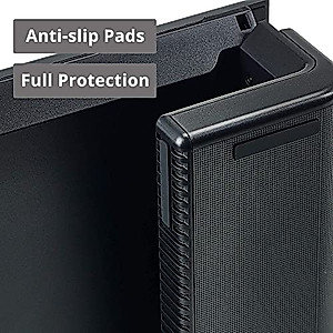 SIIG Computer Monitor and Laptop Stand Riser with USB Ports Width Adjustable on Both Sides - Support up to 55lbs (CE-MT2Q12-S1)