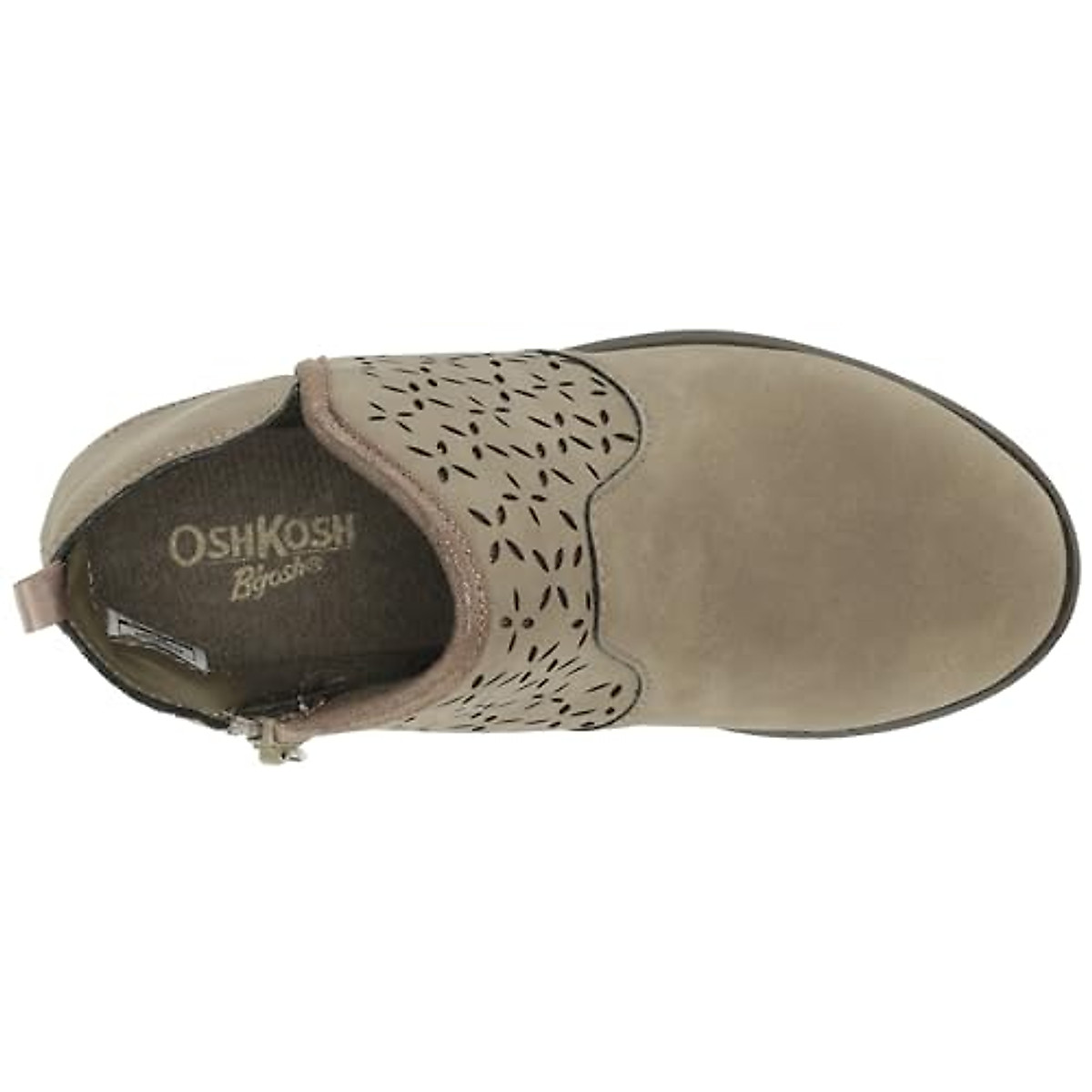 OshKosh B'Gosh Estell Fashion Boot, Taupe, 2 US Unisex Big Kid