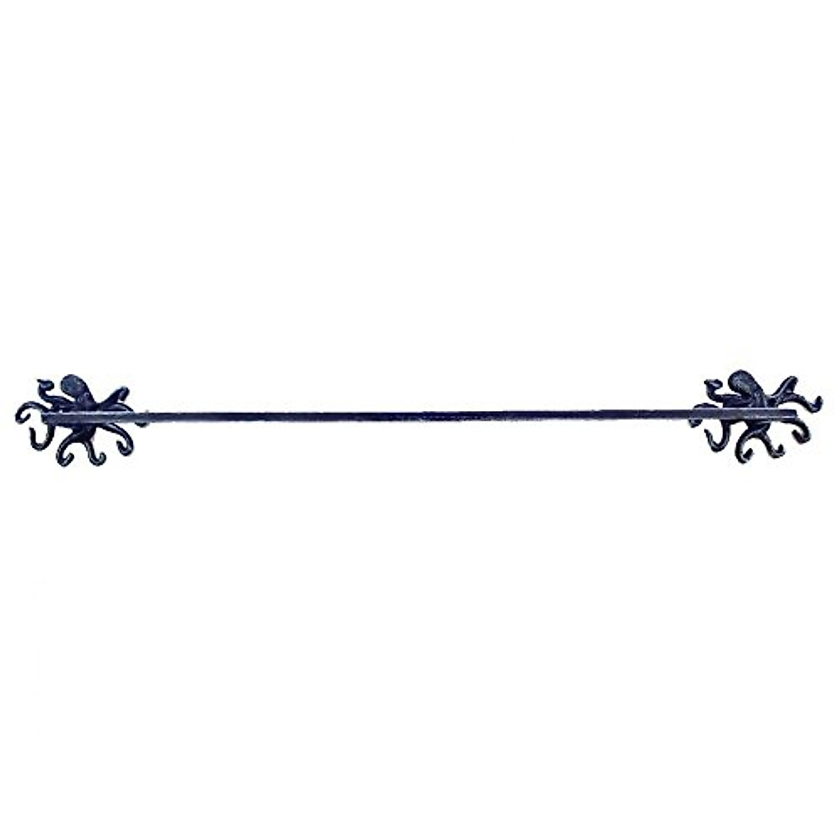 Rustic Dark Blue Cast Iron Octopus Bath Towel Holder 27ââ‚¬ - Sea Decoration ââ‚¬â€œ Bea