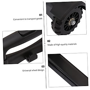 TEHAUX Cart Hand Trucks Foldable Trolley Travel Stroller Lug Trolley Quad Stroller Folding Trolley Luggage Trolley Iron Multifunction Transportation Equipment Shopping