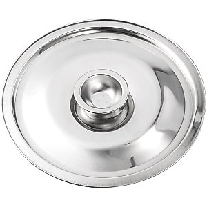 Milisten Stainless Steel Taste Cup Lid Skillet Wok 8 Inch Cup Cover Oil Pot Lid Frying Pan Lid Pan Cover Universal Pot Lid for Pots and Pans Filter with Cover