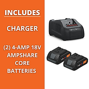 Fein MultiMaster AMM 700 Max Top Cordless Oscillating Multi-Tool Kit with QuickIN System - StarLockMax Mount, 18 V AMPShare, 4 Ah - 71293661090