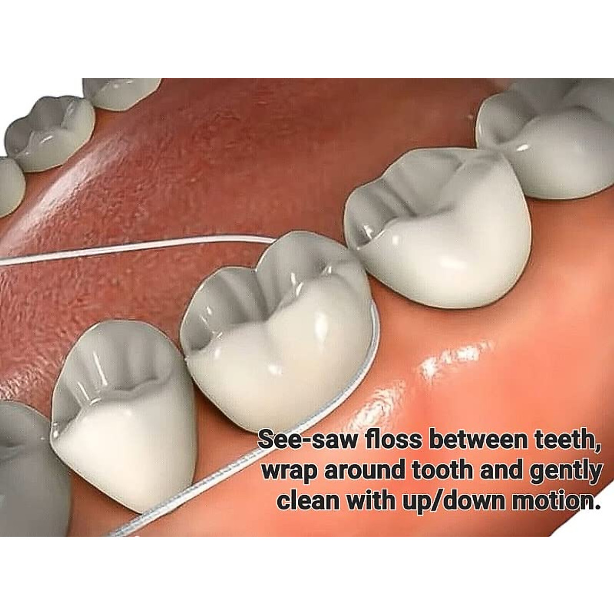 NMLifestyle Refillable, Eco-Friendly, Vegan Bamboo Charcoal Dental Floss (3x40 metres) Cruelty-Free, Natural, Waxed Peppermint Floss