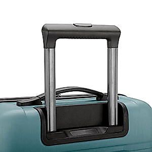U.S. Traveler Boren Polycarbonate Hardside Rugged Travel Suitcase Luggage with 8 Spinner Wheels, Aluminum Handle, Teal, Carry-on 22-Inch, USB Port