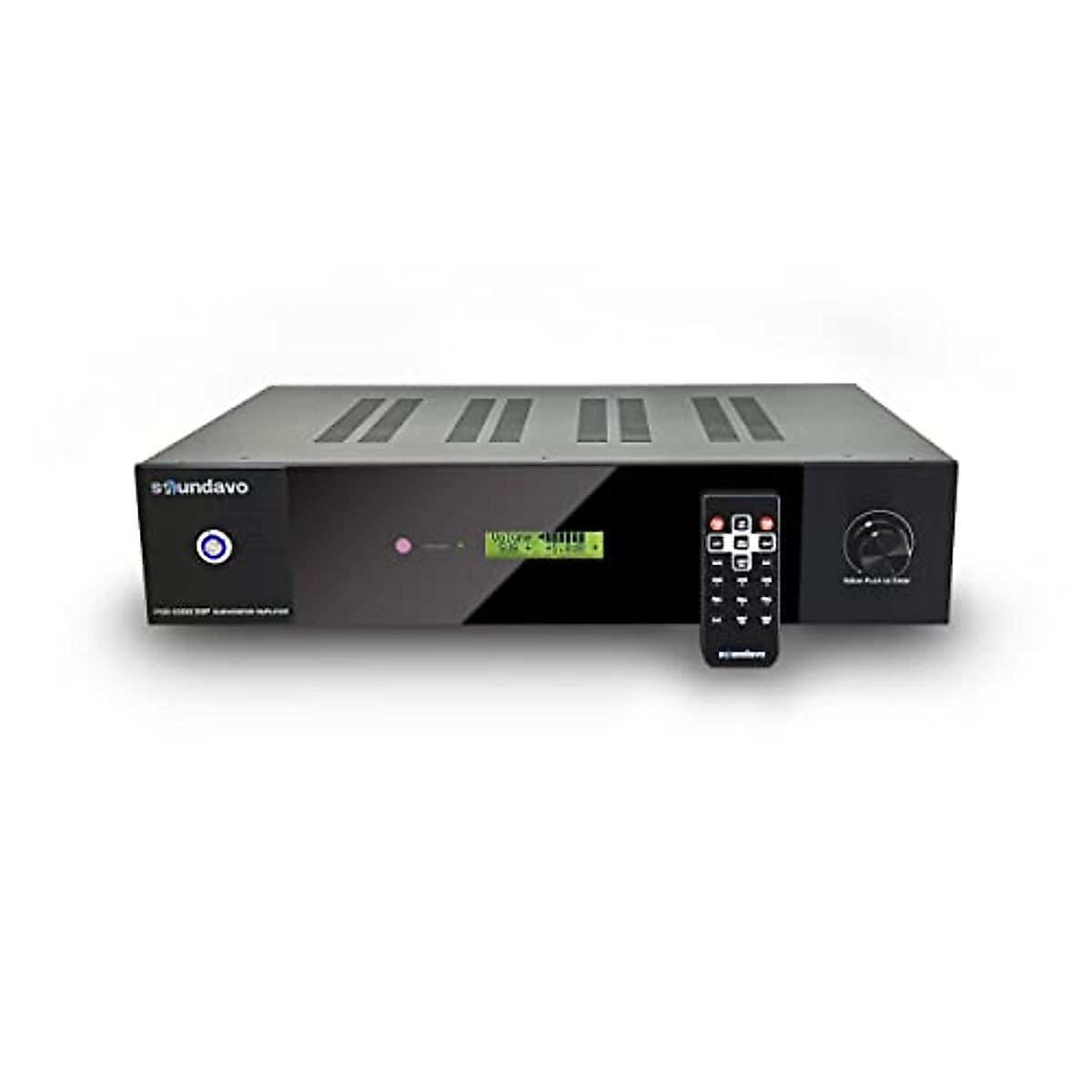 PSB-1000DSP Class D 1000W RMS Subwoofer Amplifier for Home Theater with RS-232 / IR Remote Control, Dual Sub Speaker Outputs