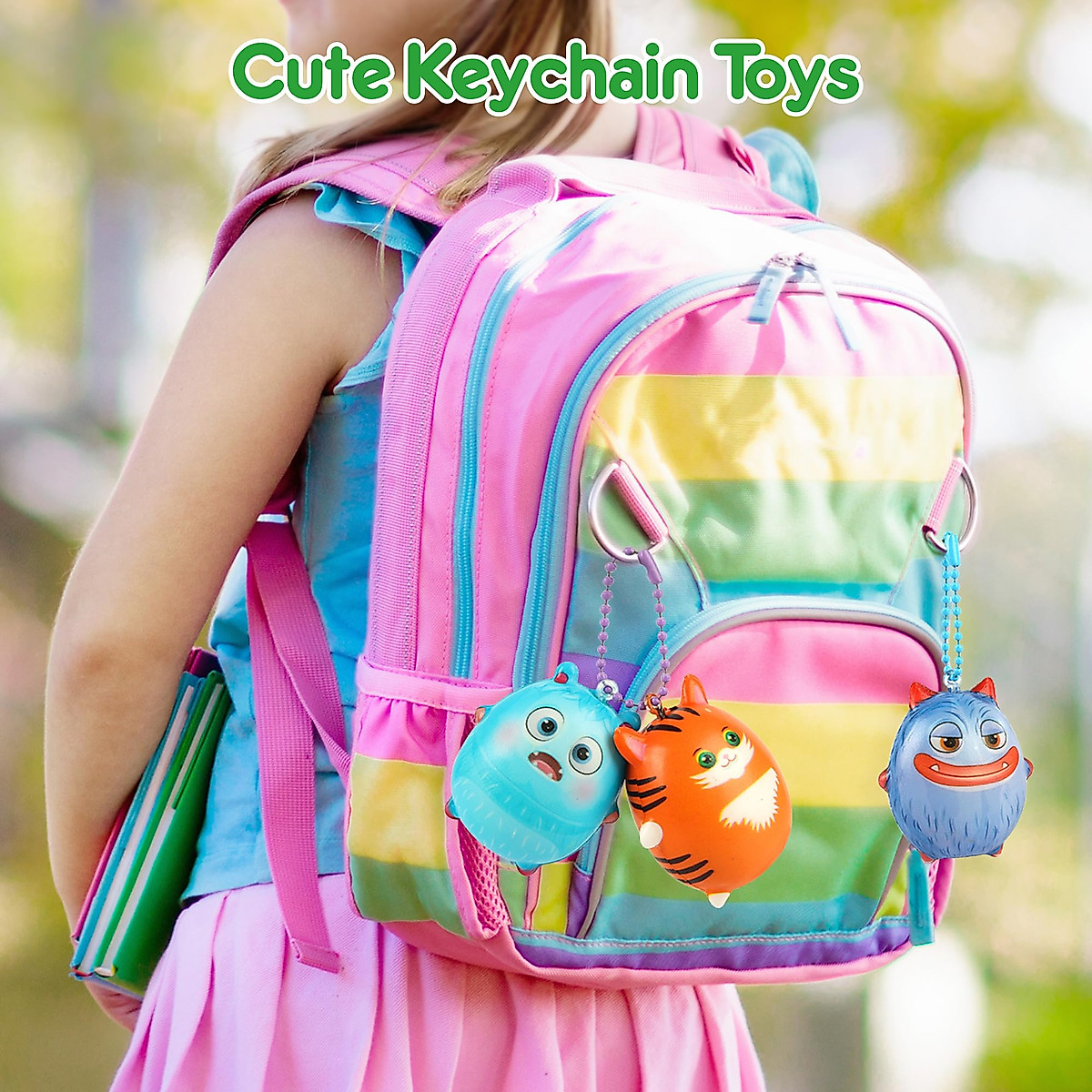 Mocoosy 22 Pack Squishy Toys for Kids Party Favors Bulk, Birthday Goodie bag stuffers, Easter Basket Stuffers, Pinata Stuffers, Classroom Prizes, Treasure Chest and Claw Machine Toys for Boys Girls