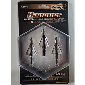 WASP Archery Hammer SST 75G 3PK