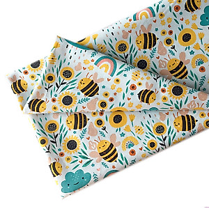 Joocolor Cotton Fabric by The Yard for Sewing DIY Crafting Fashion Design Full Width cuttable 36 x 43inches (91x109cm) color005