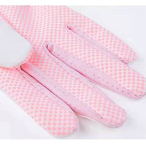 CINGHI LUSSO Children's Golf Gloves, Leather Elastic Fabric Golf Gloves for Boys and Girls, Soft, Breathable and Wear-resistant, A Pair of Left and Right Golf Gloves - S/M/L