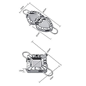 Stainless Steel Dumpling Mold, Household Cooking Chinese Pastry Baking Dough Presser for Kitchen Ravioli Dumpling Molds(Heart)