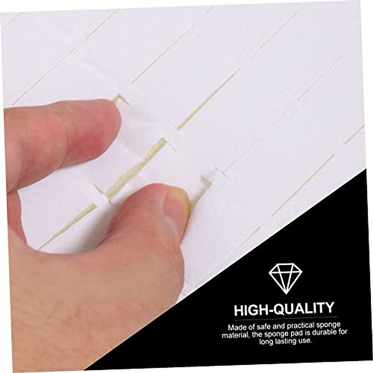 NOLITOY 16 Pcs Box Jewelry Box Pad Foam Ring Holder Insert Jewelry Insert Pad Jewelry Display Ring Displays for Selling Jewelry Showcase Pads Jewelry Tray White Jewelry Rack Sponge Mosaic