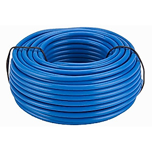 12 GA Gauge 50' Feet Blue Audiopipe Car Audio Home Remote Primary Cable Wire