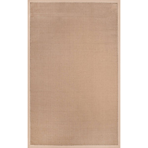 nuLOOM Machine Woven Laurel Jute Area Rug, 5' x 8', Beige
