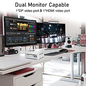 msecore Mini PC with Core i9-9880H 8 Cores Upto 4.8GHz, 32GB DDR4 RAM, 1T NVME SSD Desktop Computer, 4K@60Hz, HDMI, DP, Dual Monitor Capable, Wi-Fi 6, Bluetooth 5.1, Windows 11 Pro