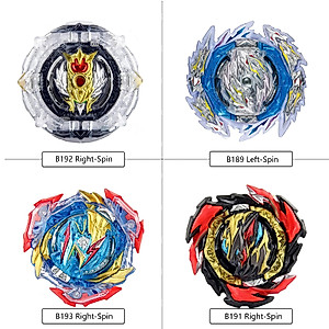 Battling Top Burst Stadium Battle Game Set,4 Spinning Tops 2 Launchers 1 Arena Combat Game,Battling Game Toys Birthday Gifts for 8-12 Boys Children Kids