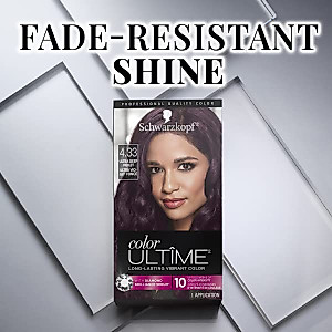 Schwarzkopf Color Ultime Hair Color Cream, 4.33 Ultra Deep Violet
