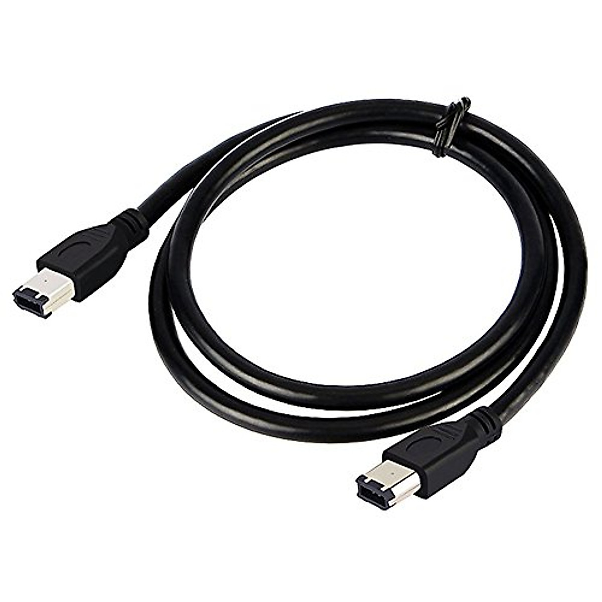 zdyCGTime 5FT 6 Pin to 6 Pin Firewire DV iLink Male to Male IEEE 1394 Cable(Black)