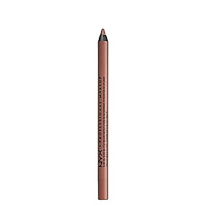 NYX PROFESSIONAL MAKEUP Slide On Lip Pencil, Lip Liner - Nude Suede Shoes (Nude With Pink Undertone)