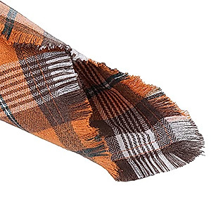 Halloween Thanksgiving Christmas Fall Dog Bandana Autumn Plaid Reversible Triangle Bibs Scarf Accessories for Dogs Pets