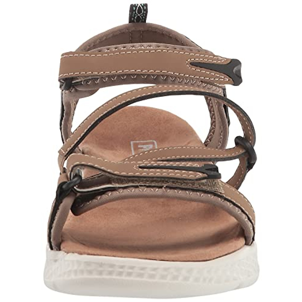 Propét Women's TravelActiv XC Walking Sandals, Tan, 9 Wide US