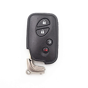 WFMJ for Lexus IS250 IS350 LS460 GS300 IS250 IS350 ES350 GS350 GS450h 4 Buttons Remote Smart Key Case Chain Shell Fob